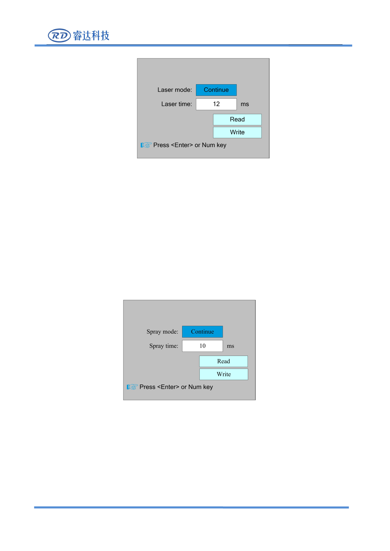864 The operation method is the same as manual setting (Page 57 / 77) RDC6585PC Control System ...